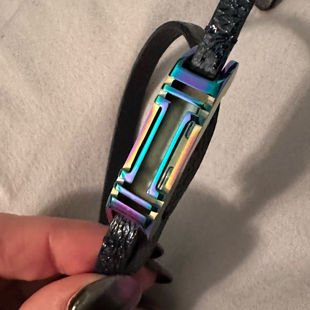 Tory Burch For Fitbit Flex Iridescent Double Wrap Bra… - Gem